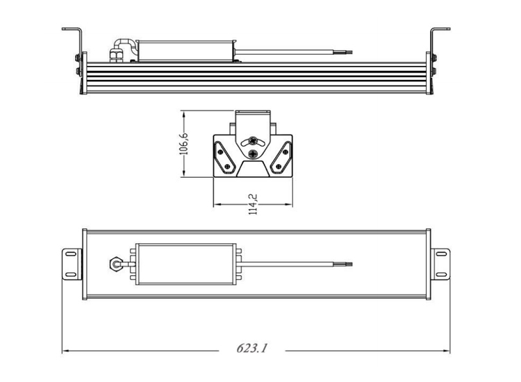 New Led Linear High Bay L400B-W100 V2 - Snoowel